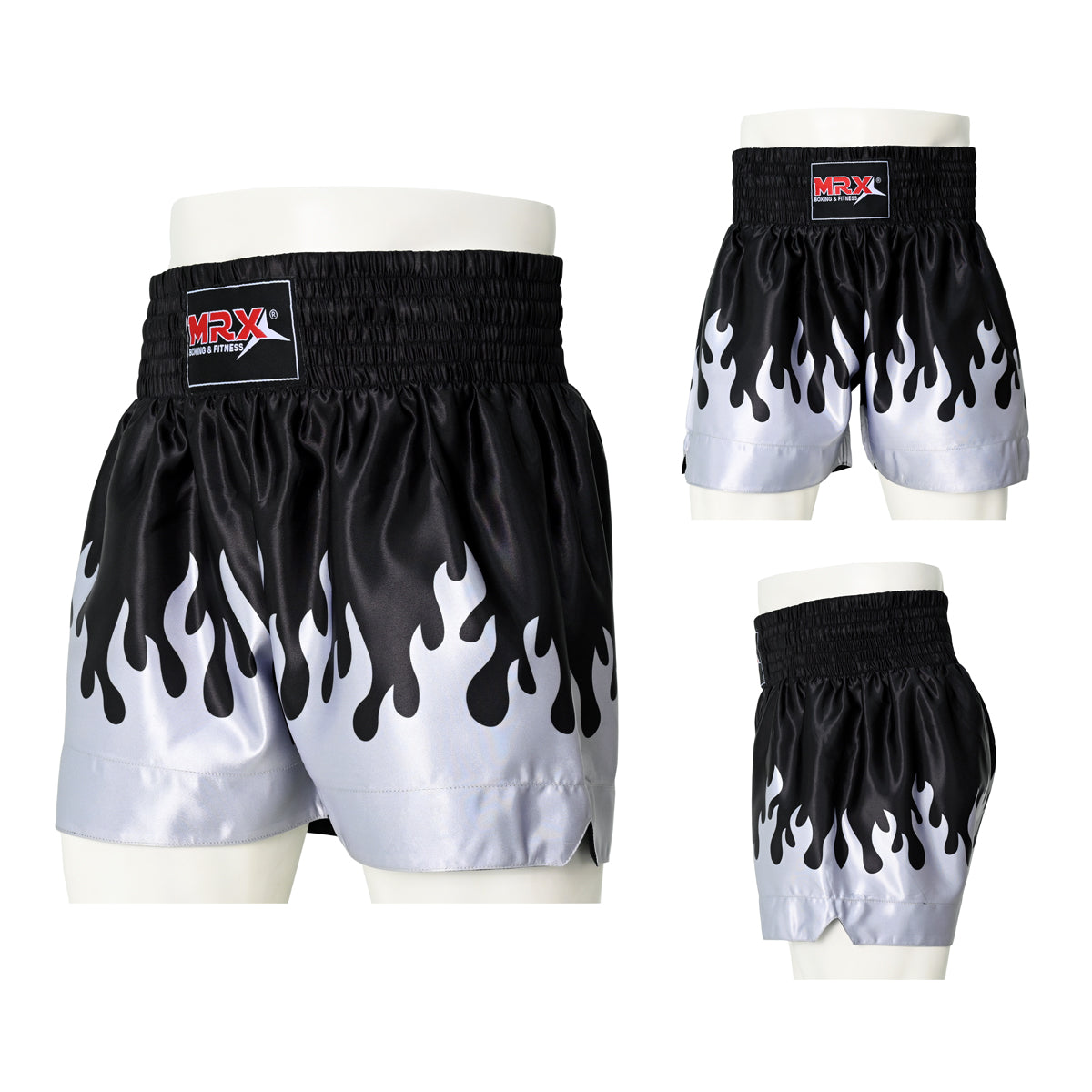 Mrx Mens Boxing Shorts Fighting Shorts Blue Red Flame -1303 – MRX Products